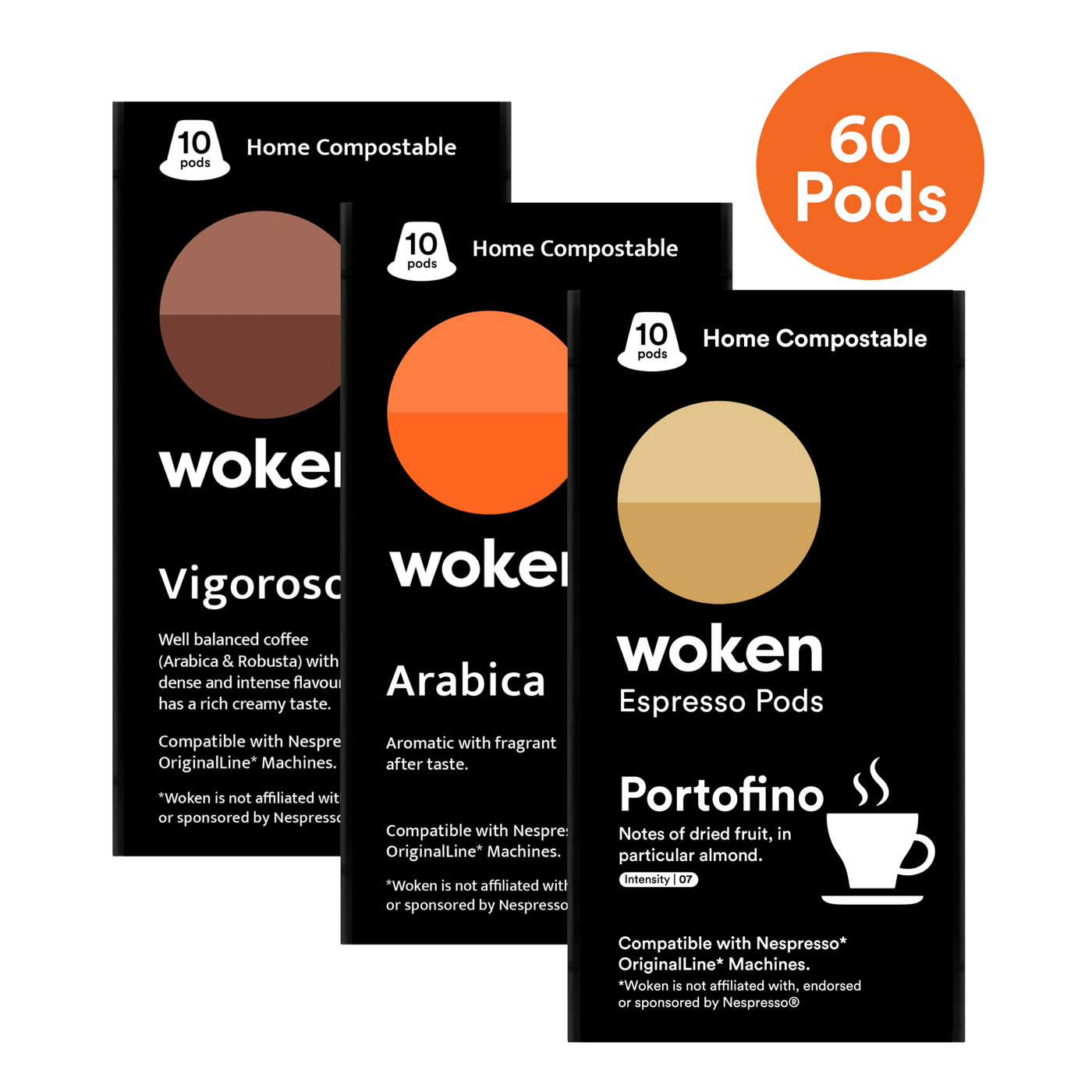 Shop Eco-Friendly Compostable Coffee Pods | Woken Coffee